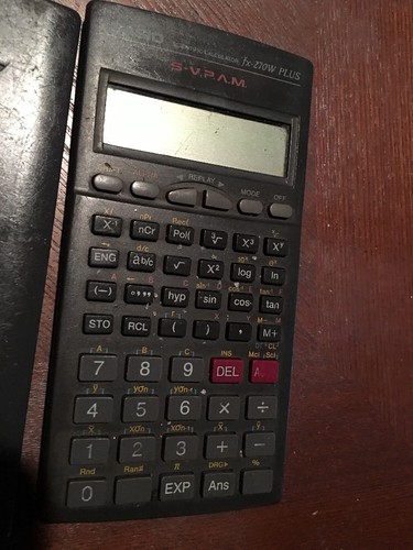 Casio Scientific Calculator fx-270W Plus SVPAM with Cover | eBay