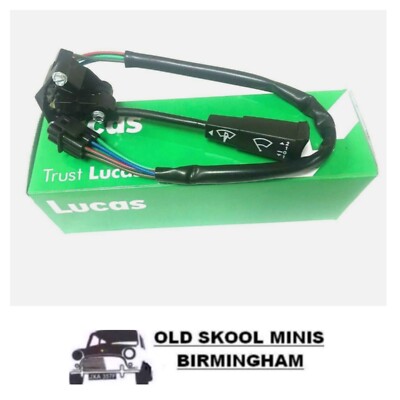 CLASSIC MINI WIPER SWITCH 37H8286 84-89 RIGHT SIDE STALK LUCAS SQB167 ...
