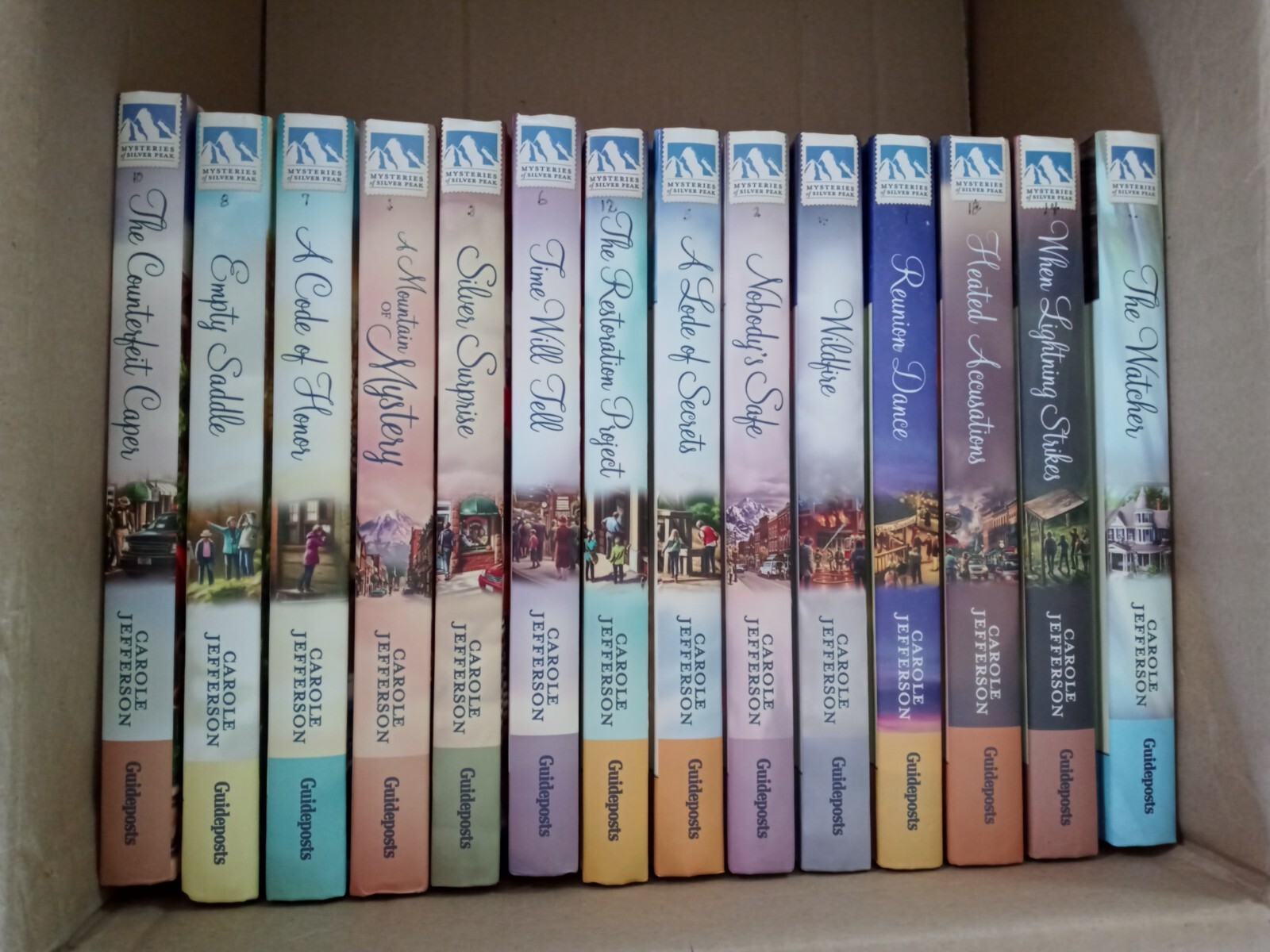 Mysteries of Silver Peak Hardcover Book Lot of 14 Novels Guideposts ...