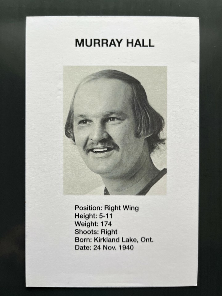 1960's MURRAY HALL CHICAGO BLACKHAWKS HOCKEY SIGNED REAL PHOTO POSTCARD ...