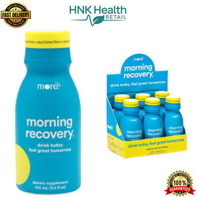 More Labs Morning Recovery Electrolyte Drink – Original Lemon | 6-Pack ...