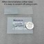 1000- Scratch Off Labels 6 x 36mm silver Rectangle Stickers ...