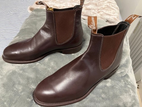 RM Williams Boots, Brand New, Turnout Chestnut, Yearling Leather Size 9 ...