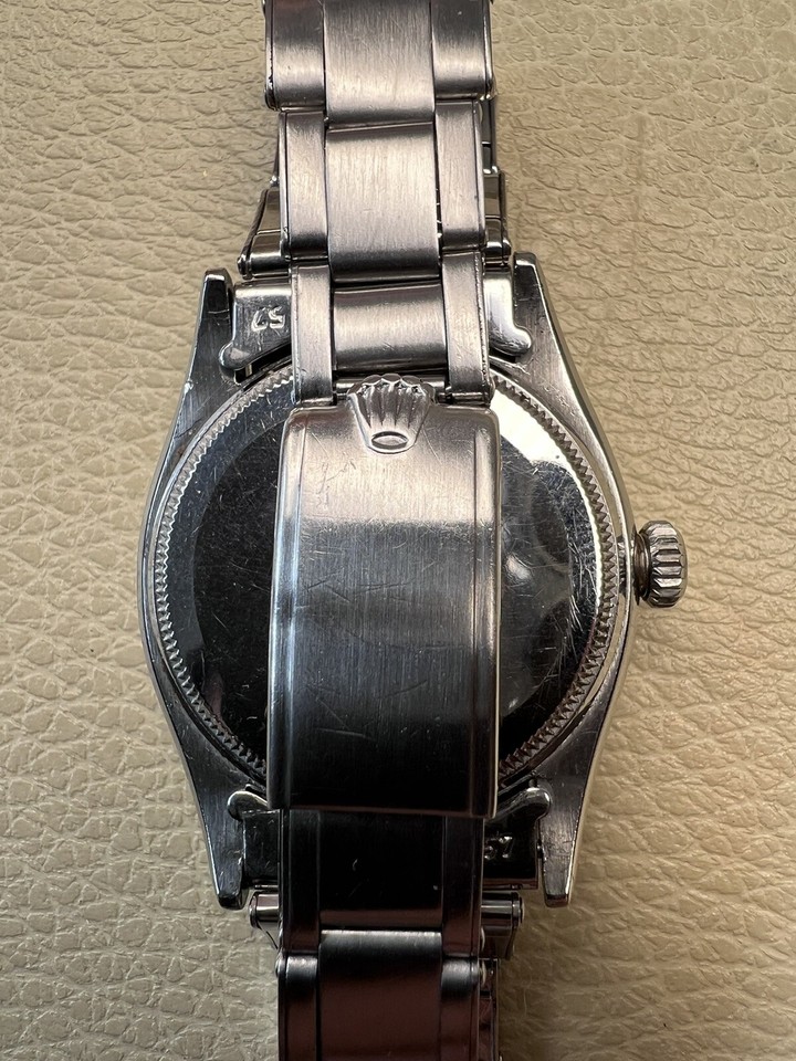 1954 Rolex Oyster Perpetual Ref 6580 Stretch Rivet Bracelet Cal. 1030 ...