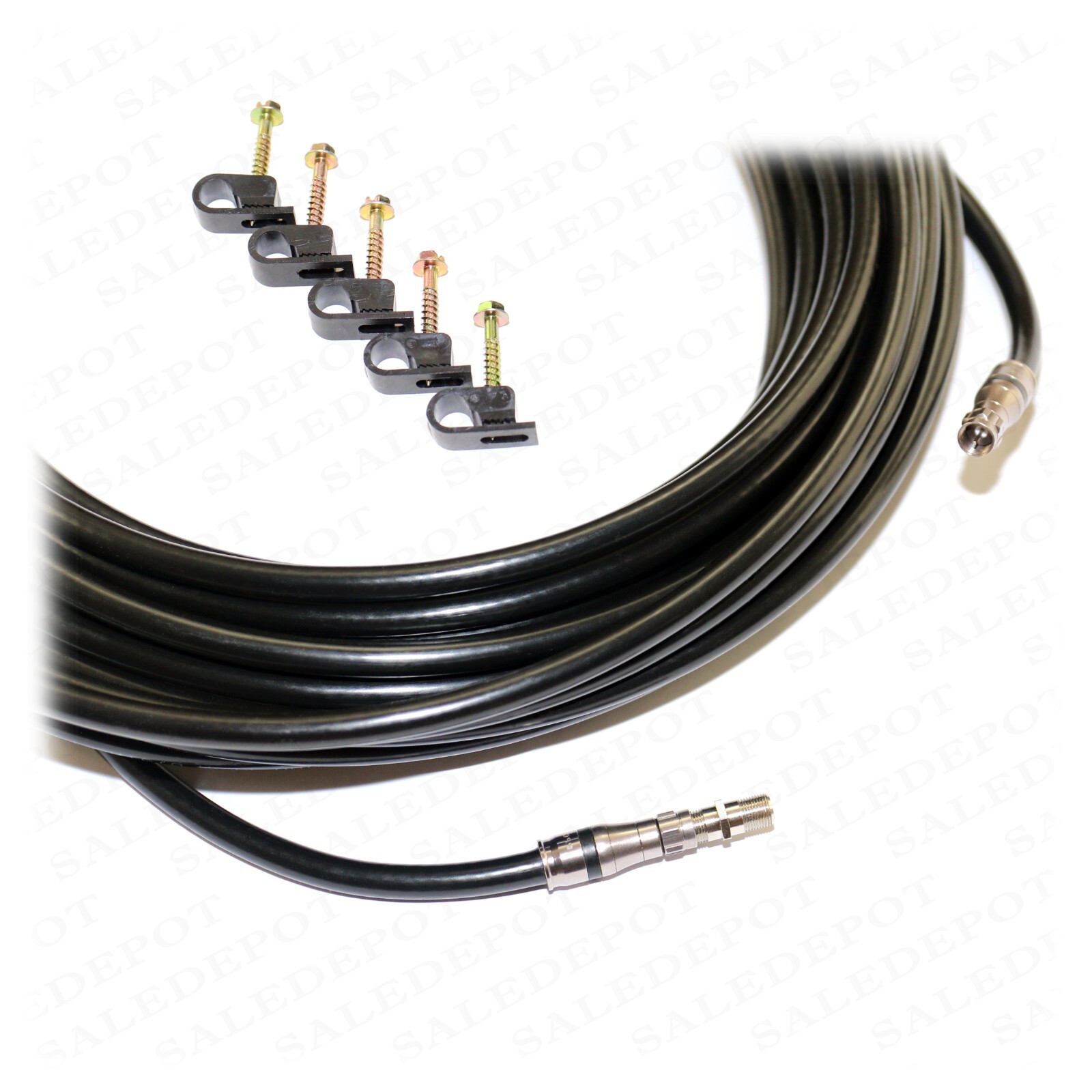 300 FT RG11 COAXIAL UNDERGROUND CABLE DROP INDOOR/OUTDOOR w Gel COAX RG ...