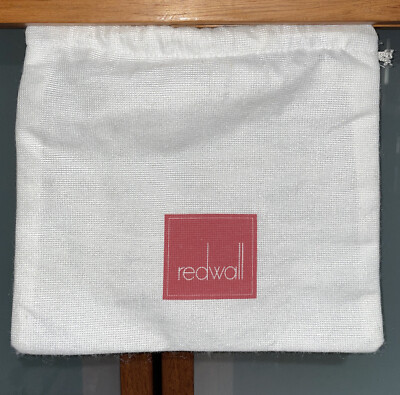 Redwall Vintage VTG White Small Drawstring Belt Wallet Dust Bag Cover 7 ...