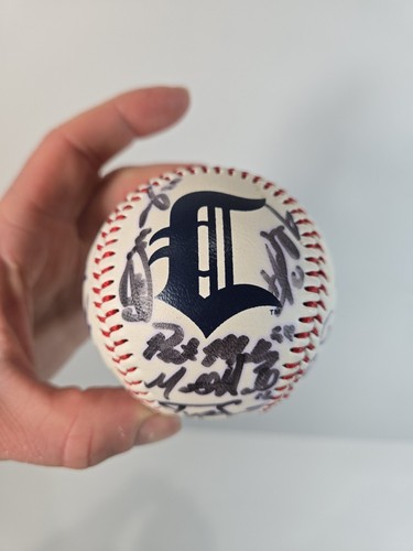 Connecticut Tigers Team Signed Baseball Minor League Detroit Affiliate ...