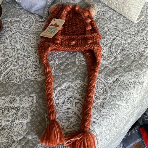 NWT Andes Gifts Peruvian Kid's Hat Handmade Knit Viking Warm Beanie | eBay