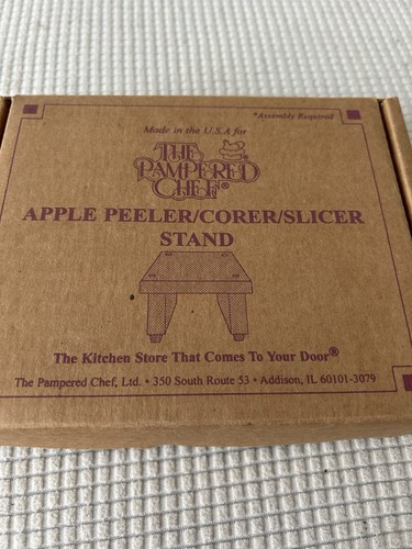 The Pampered Chef Apple Peeler Corer Slicer Stand Assembly Required | eBay