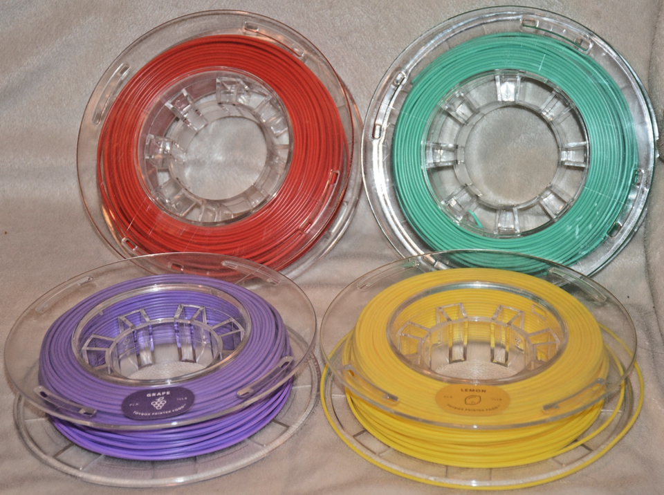 Toybox Printer Food Filament 4 Colors Cherry Lemon Grape Mint Boxed PLA ...