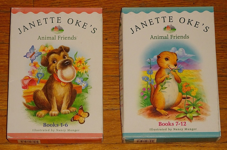 JANET OKE'S ANIMAL FRIENDS COMPLETE CHAPTER BOOK BOX SETS #1-12 | eBay