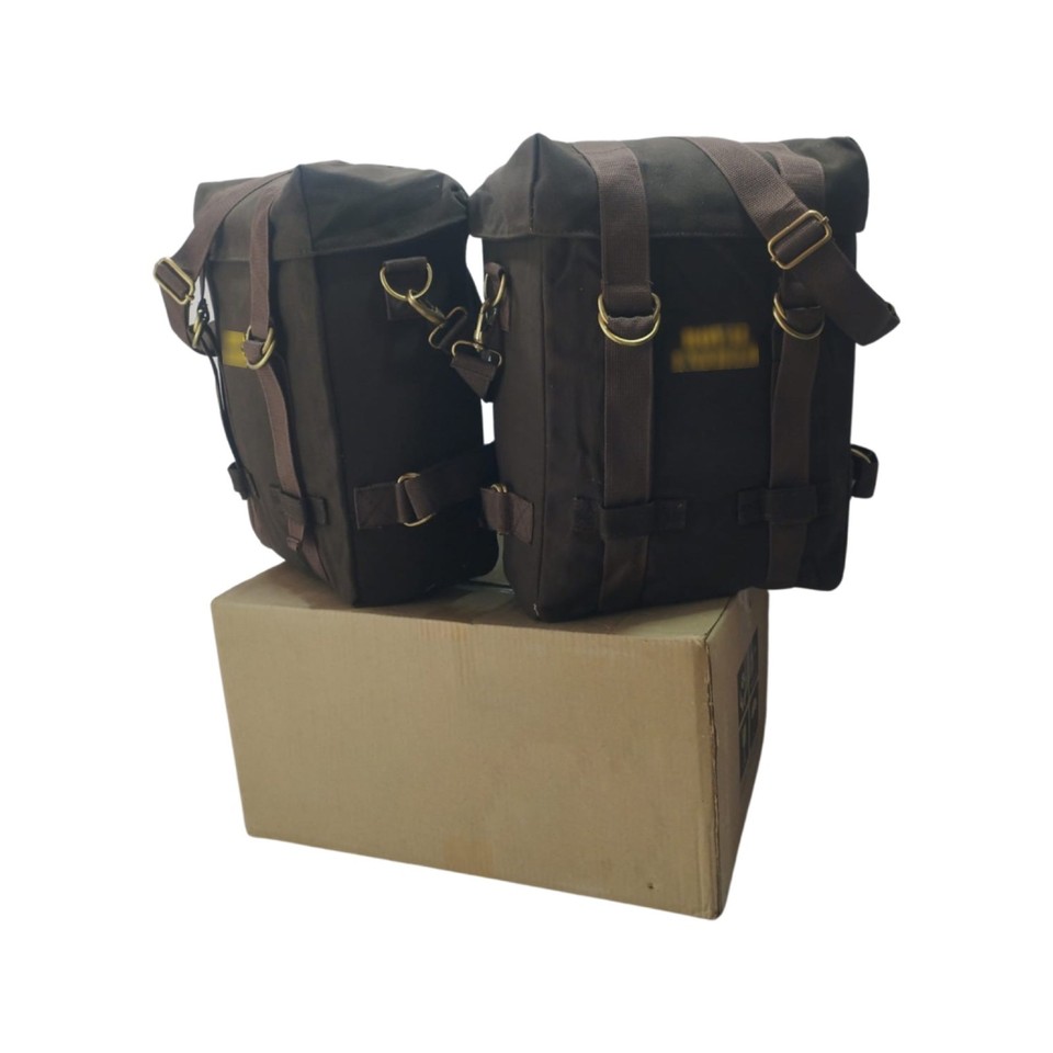 PANNIER PAIR BROWN FIT FOR ROYAL ENFIELD HUNTER 350 & GOAN CLASSIC 350 ...