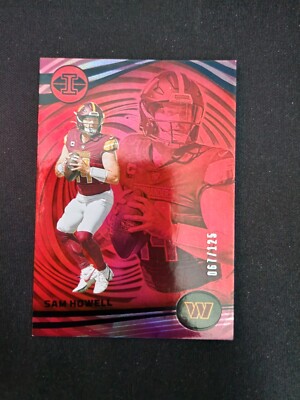 2023 PANINI ILLUSIONS SAM HOWELL RED # /125 COMMANDERS | eBay