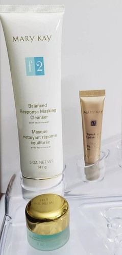 Mary Kay Formula 2 Fullsize 3 Lot Eye Lip Enhancer Mask Cleanser 1426 ...
