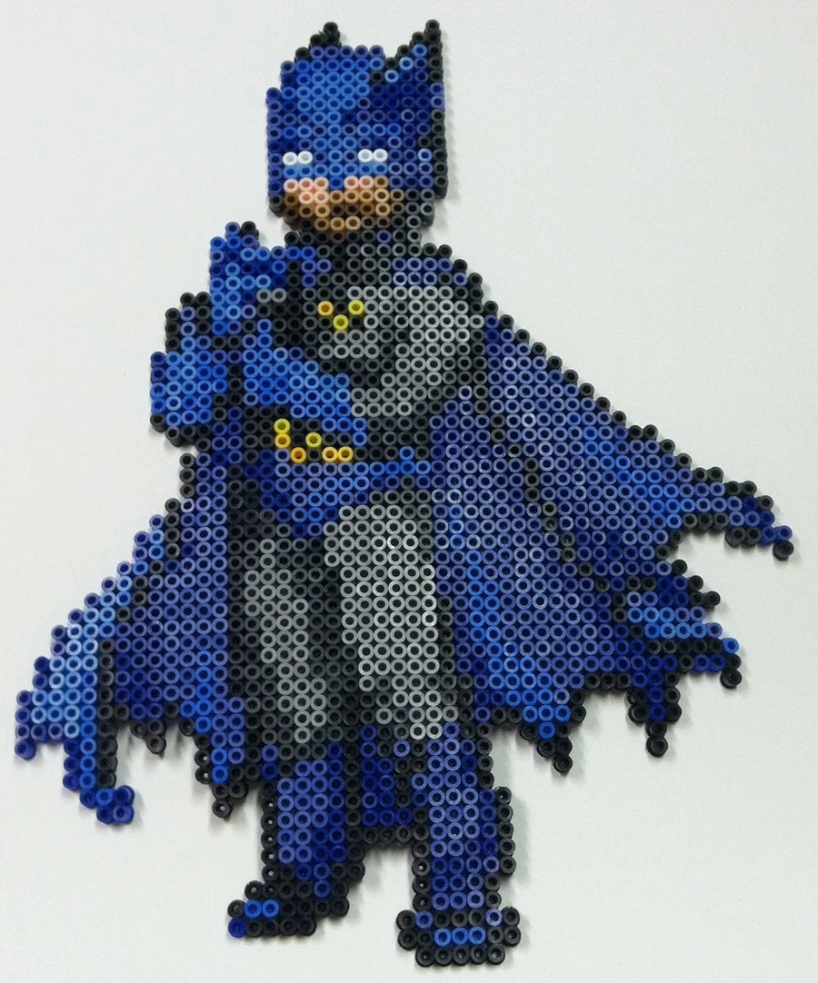 Batman Hama Mini Perler Beads Perler Bead Art, Hamma Beads, 52% OFF