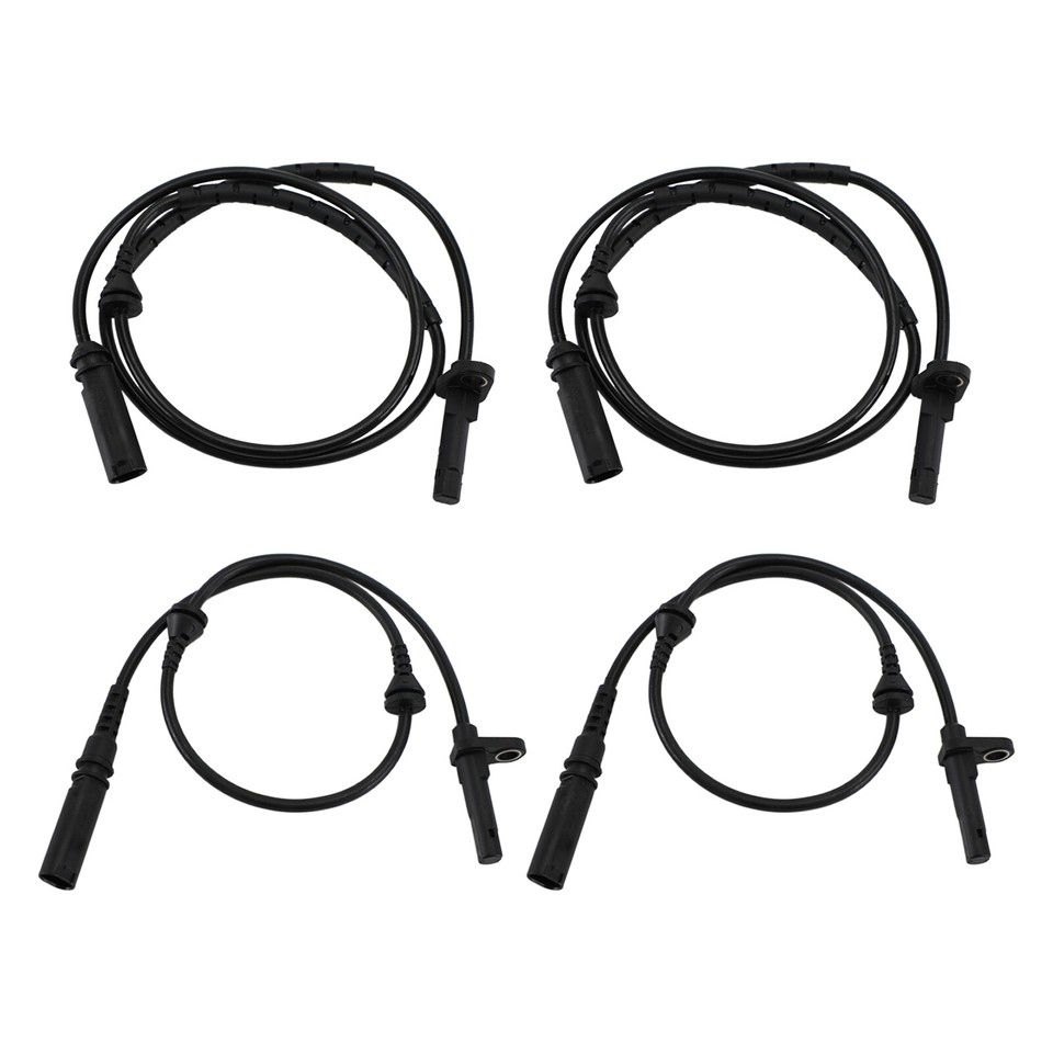 4pcs Front and Rear L&R ABS Speed Sensor 34526771776 34526771777 for ...