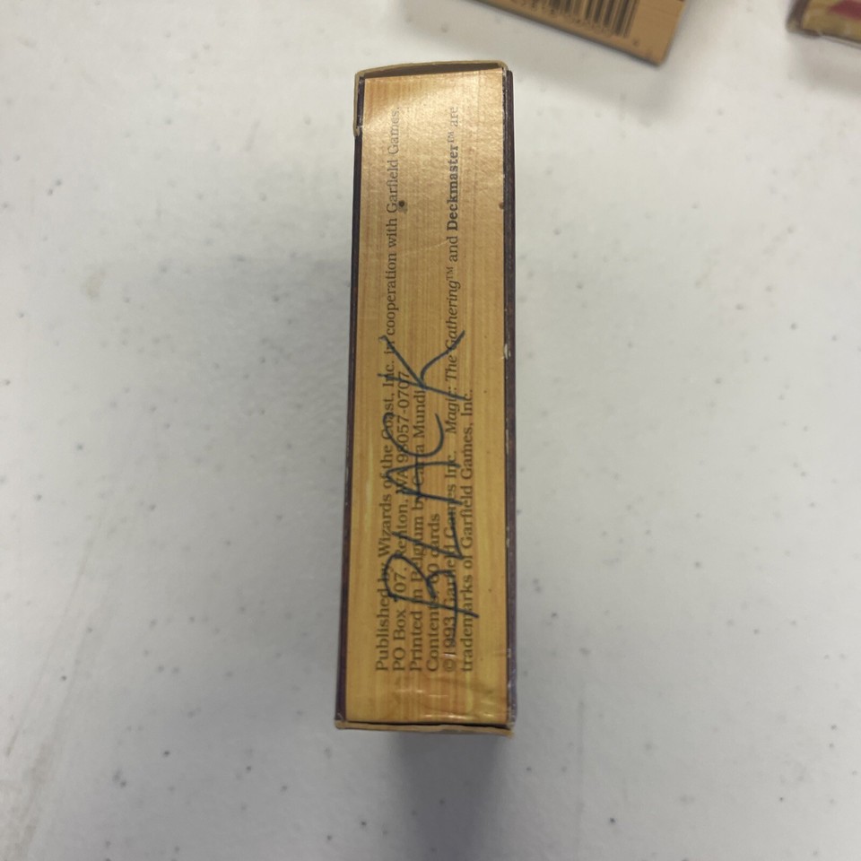 Empty Limited Edition MTG Beta Starter Deck Box Vintage! Light Wear ...