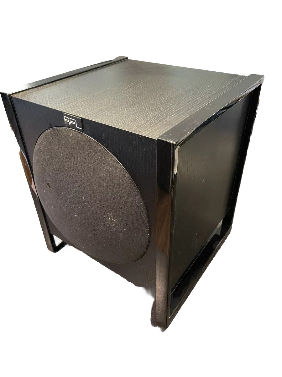 REL T2 Sub Bass System T-2 Subwoofer, Black Finish. Power Cord And ...
