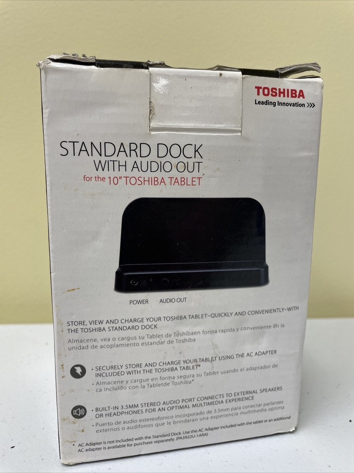 Toshiba Thrive Standard Dock with Audio Out for Tablet 10-Inch (PA3956U ...