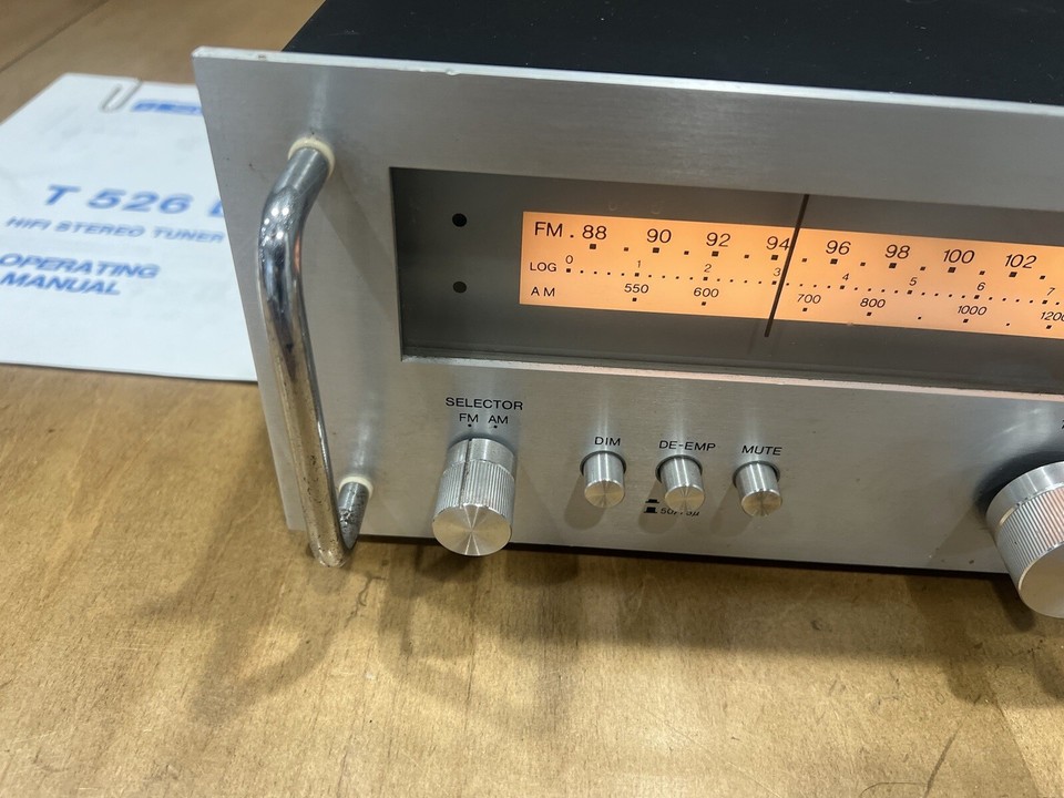 Vintage Scott Stereo AM/FM Tuner Model T526 Powers On-not Tested | eBay