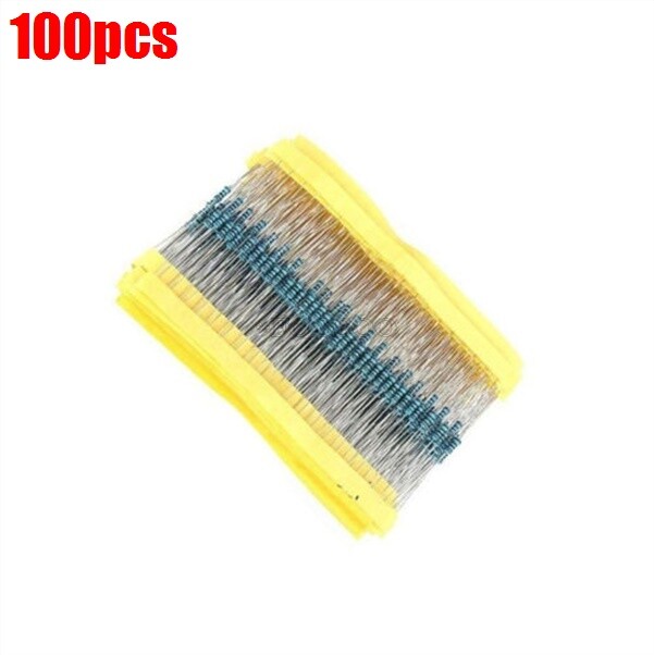 100Pcs 5K6Ω 5600 Ohm 1/4W 0.25W 1% Accuracy Metal Film Resistors Rohs R ...
