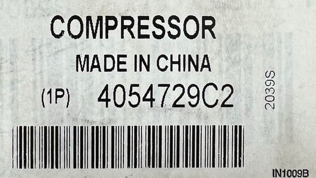 International 4054729C2 Compressor for Commercial Trucks for sale ...