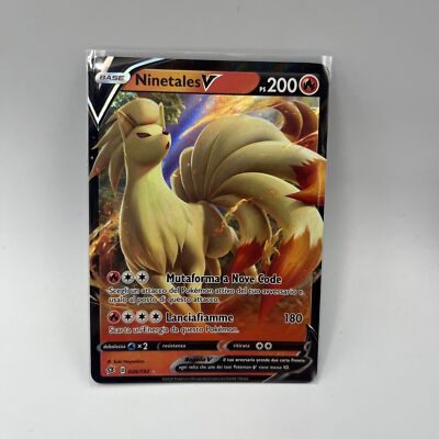 Pokemon Card NINETALES V (IT) | 026-192 Raging Roar | eBay