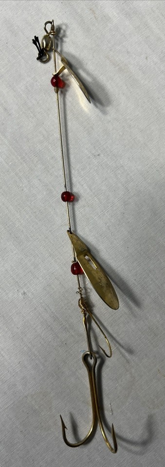 Vintage Marathon Gold Color Trolling Spinner Rigs + Unmarked Silver | eBay
