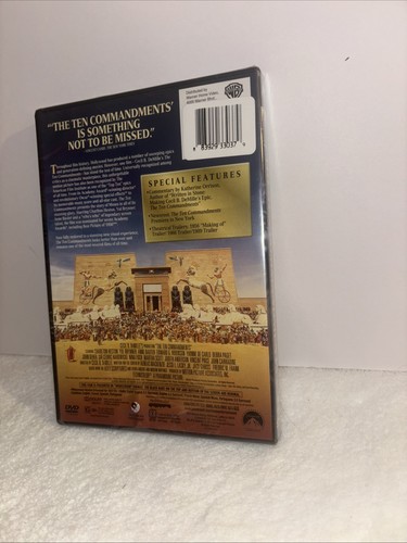 The Ten Commandments (DVD, 2011, 2-Disc Set) Brand New. Ships with ...