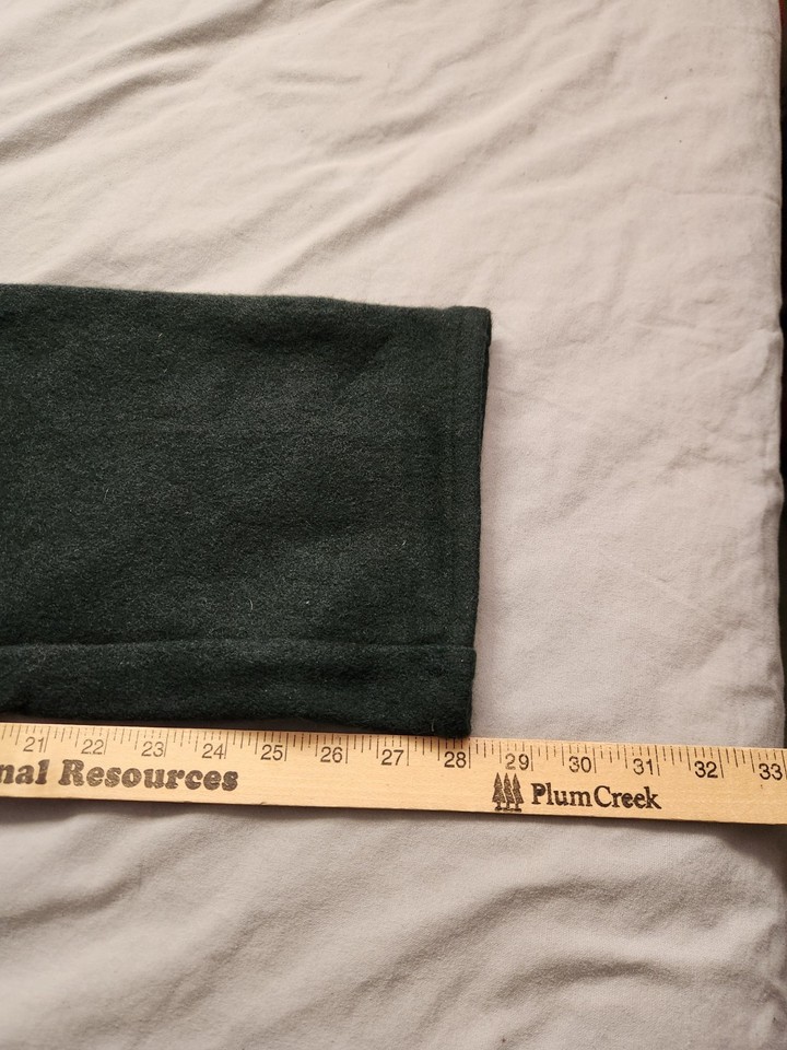Vintage Codet Wool Hunting Pants Mens Size 35x28 Forest Green ...