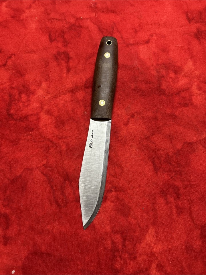 LT Wright Sam Larson Alone Fixed Blade knife Smoking Sharp called The Guide Wowz | eBay
