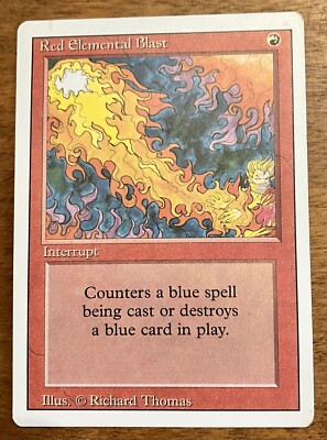 Red Elemental Blast Revised Edition Regular MTG NM | eBay