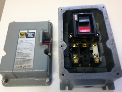 SQUARE D EXPLOSION PROOF MANUAL STARTER CLASS 2510MBR1 TYPE 7,9 ...