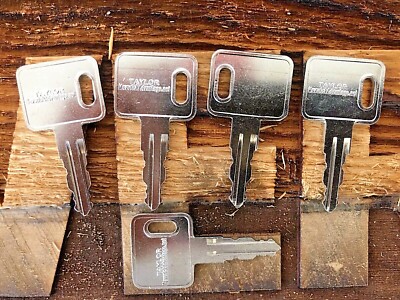 5 keys Taylor Dunn Part # 71-120-90 | eBay