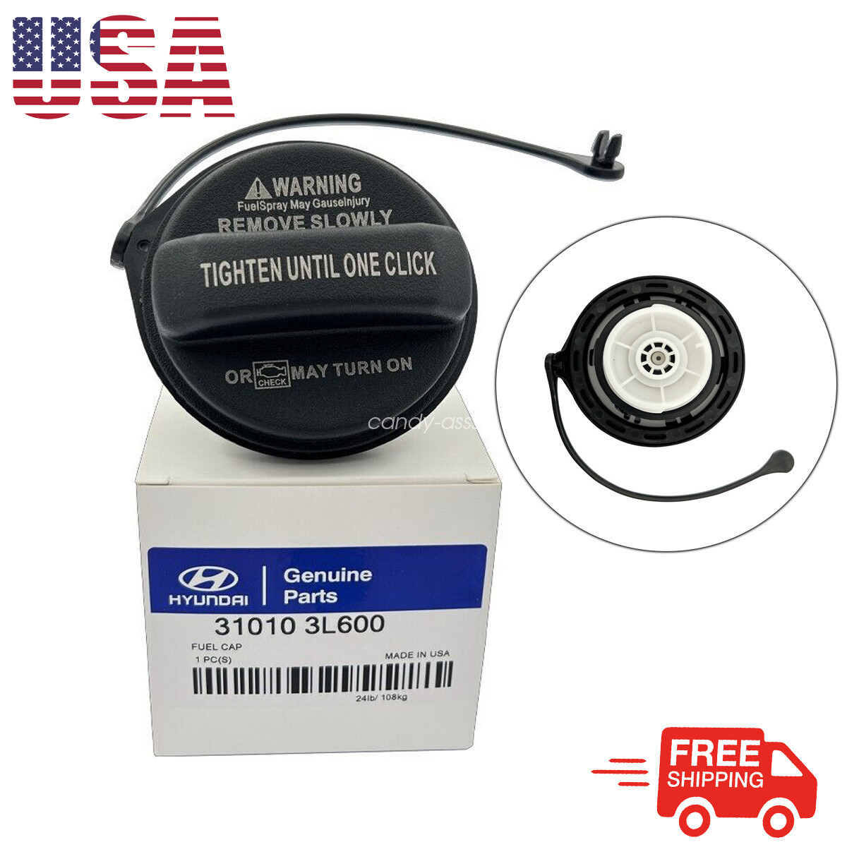 NEW GENUINE GAS CAP For 06-17 Hyundai Elantra Sonata Sant 31010-3L600 ...