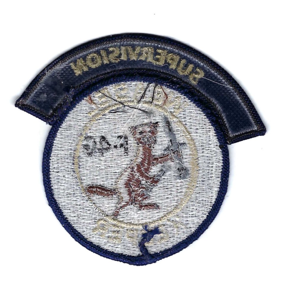 80's-90's 37th/35th TFW F4G WEASEL KEEPER with SUPERVISOR tab & patch ...