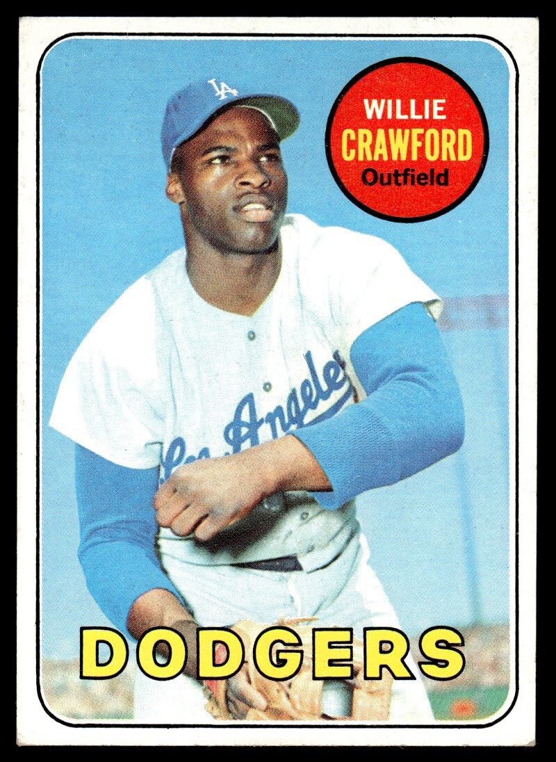 1969 Topps Willie Crawford Los Angeles Dodgers #327 | eBay