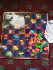 Disney Pixar The World of Cars 9 Game Set Checkers Go Fish Bingo Tic ...