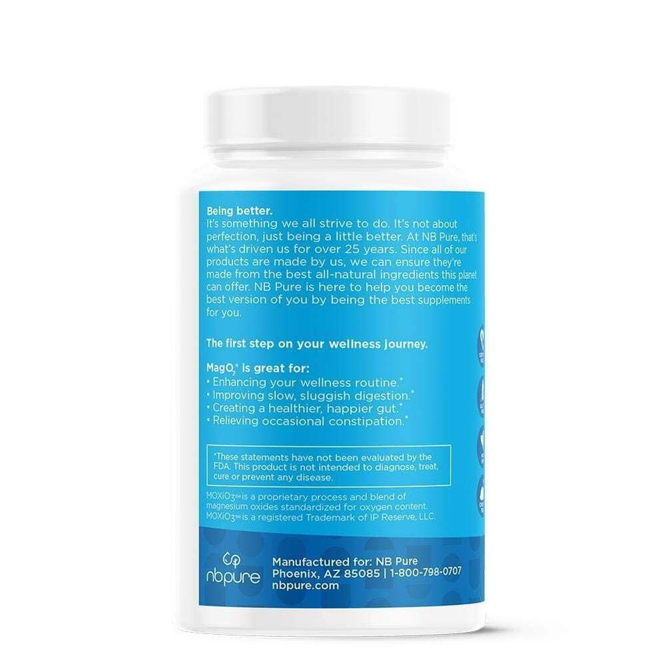 nbpure Mag O7 Oxygen 90 Capsules – Supports digestion and gut health | eBay