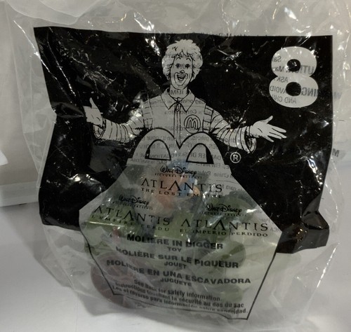 Gaetan Moliere Digger McDonald's Action Car #8 Disney Atlantis 4” MIP ...