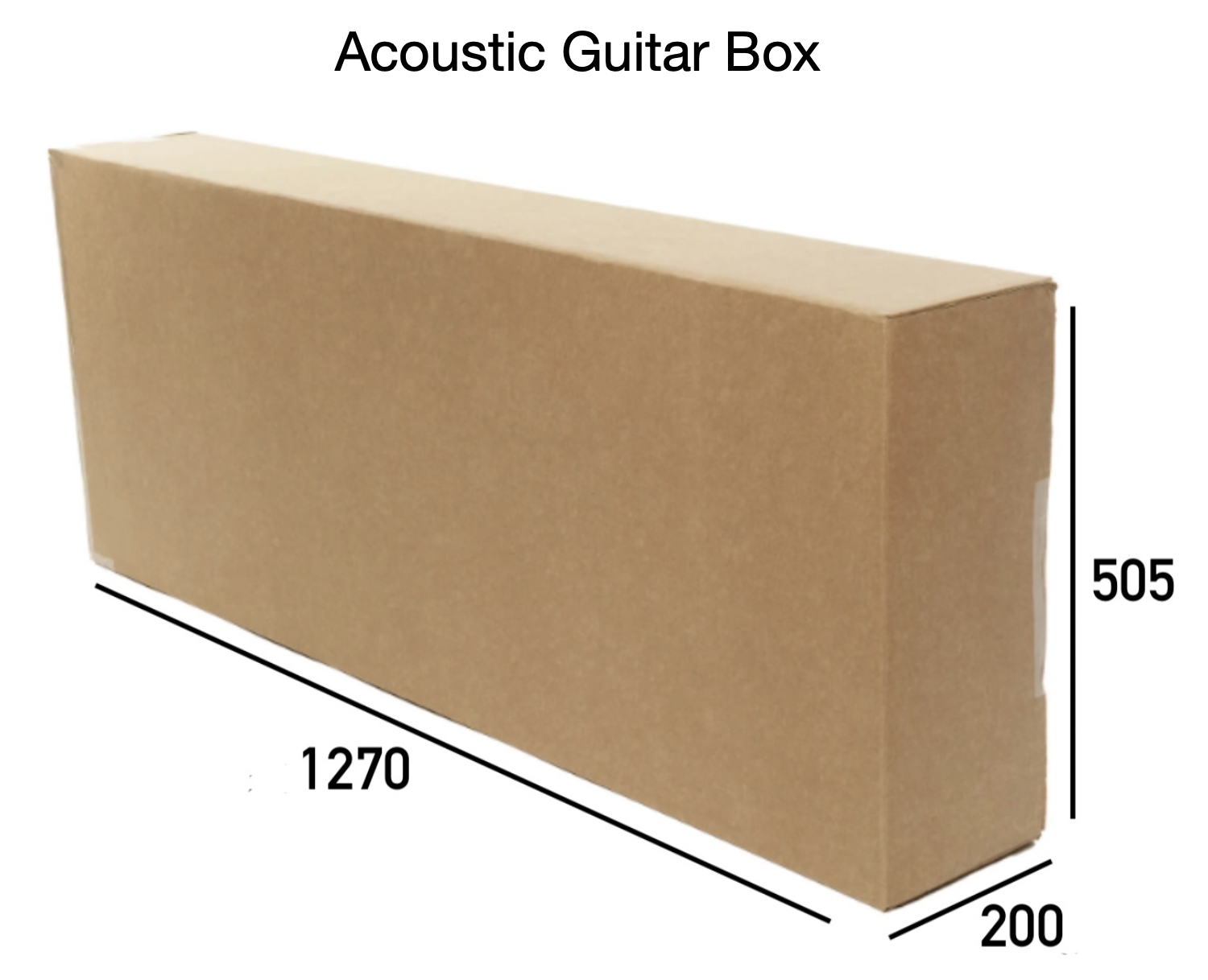 Guitar Shipping Boxes Double Wall Cardboard Electric & Acoustic Sizes ...