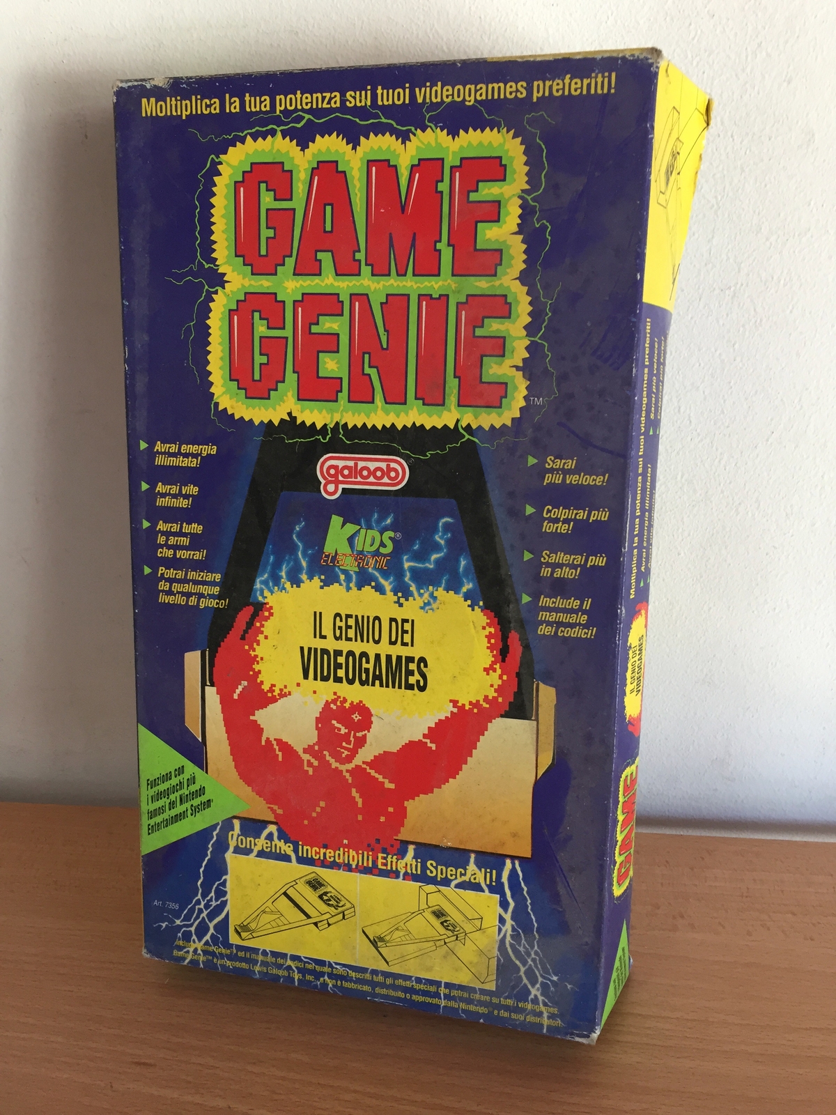 Galoob Game Genie Nintendo NES Game Cartridge Adapter - Black for sale ...