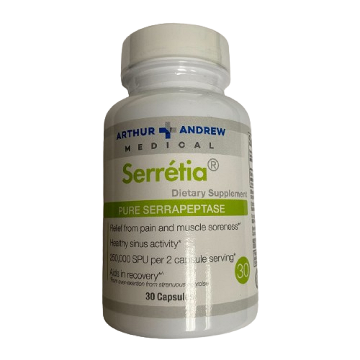 Arthur Andrew Medical, Serretia, Serrapeptase Formula, 30 Capsules | eBay