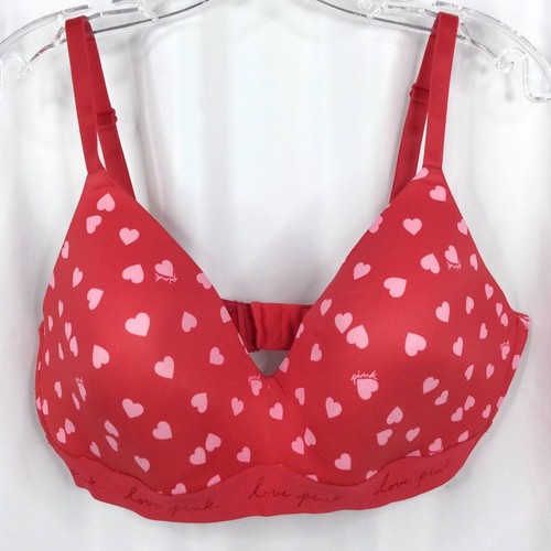 PINK Victoria's Secret Wear Everywhere Wireless Lightly Lined Bra 40D ...