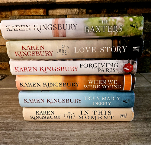 Lot of 6 Baxter Family HARDCOVER books by Karen Kingsbury | eBay