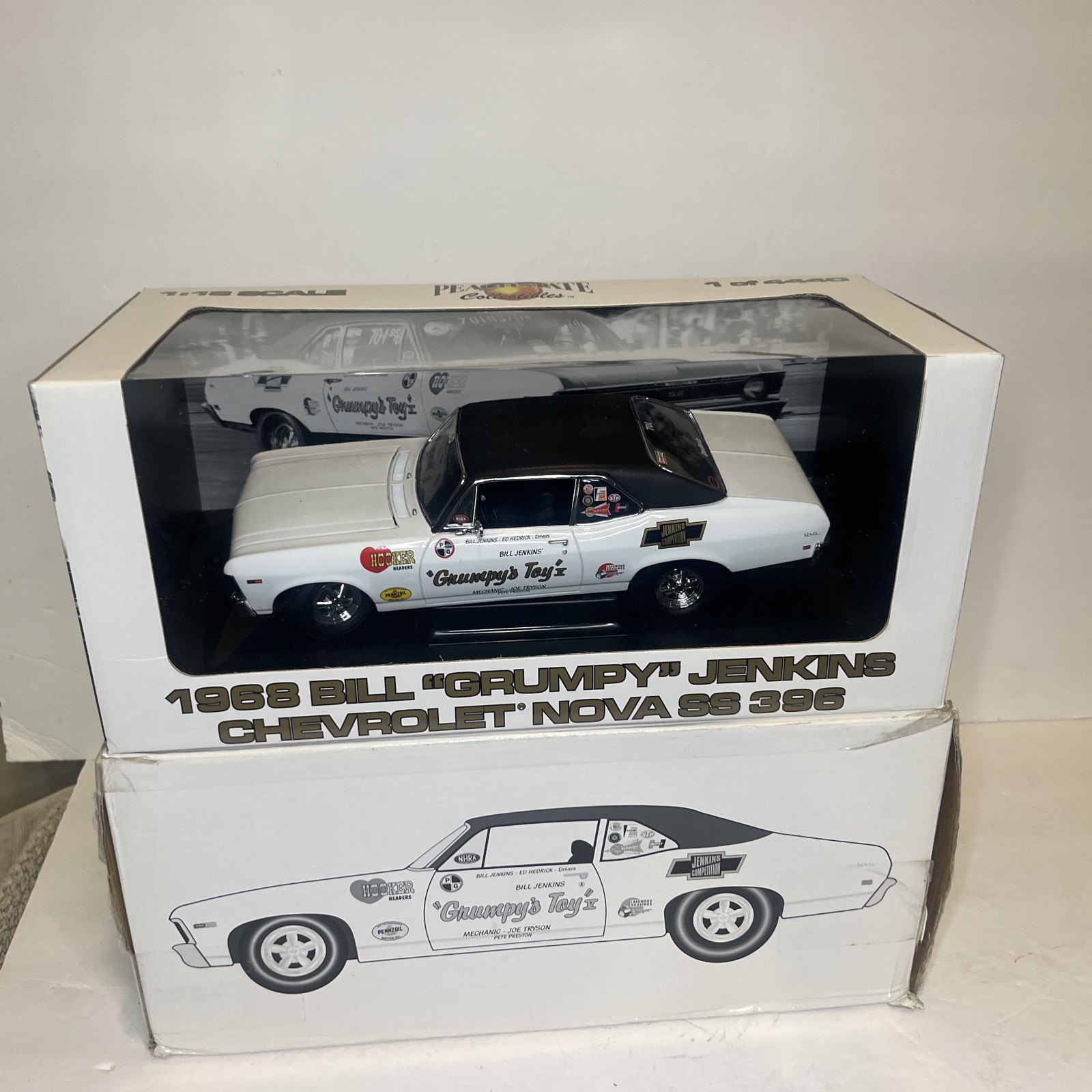 GMP 1/18 SCALE 1968 GRUMPY JENKINS "GRUMPYS TOY V" NOVA SS 396 1 OF ...