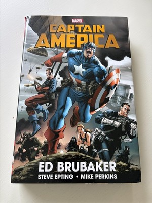 Captain America Ed Brubaker Hardcover Omnibus Graphic Novel Marvel Book ...
