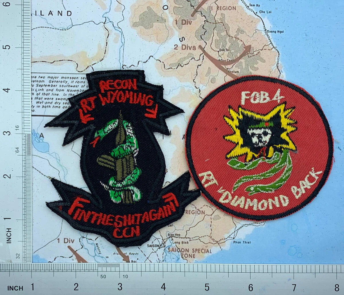 Vietnam War Back Patches