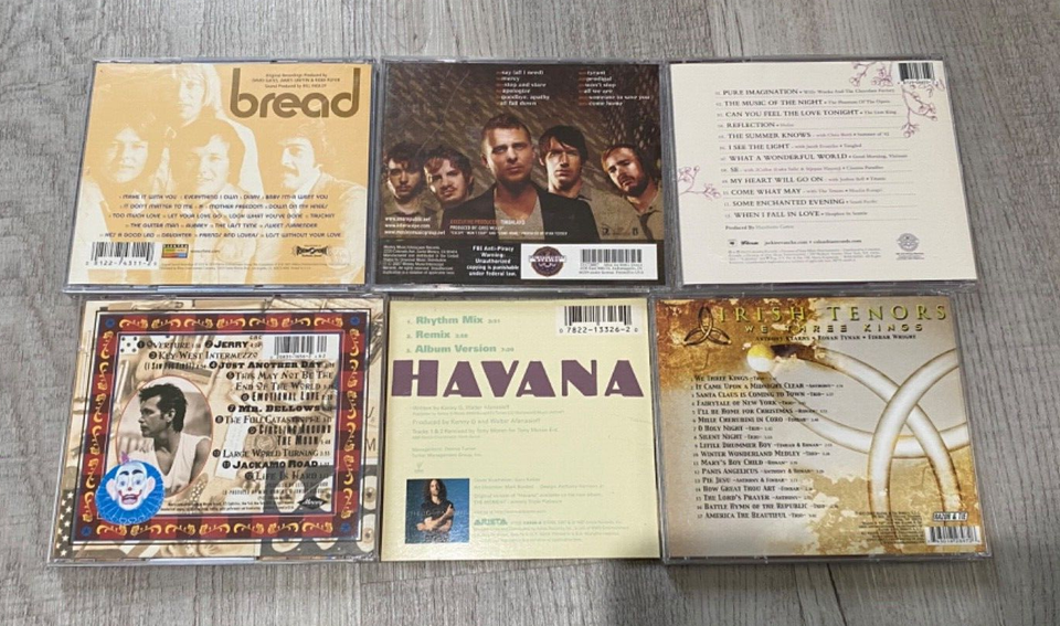 Lot of 34 CDs - Various Artists & Genres: Easy Listening, Rock, Motown ...