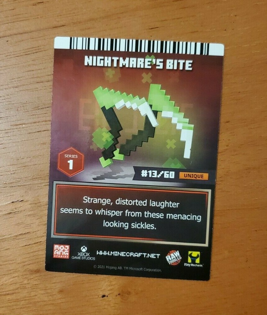 Minecraft Dungeons Arcade *21* cards + *6 Holo* | eBay
